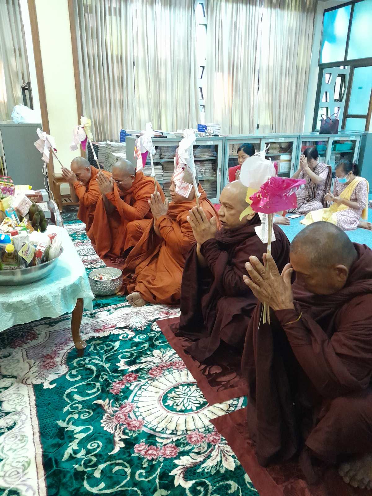 SEAMEO CHAT family Waso robe offering – SEAMEO CHAT MYANMAR